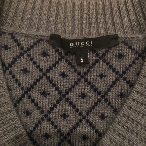 Gucci | Sweaters | Gucci Diamond Pattern Sweater | Poshmark